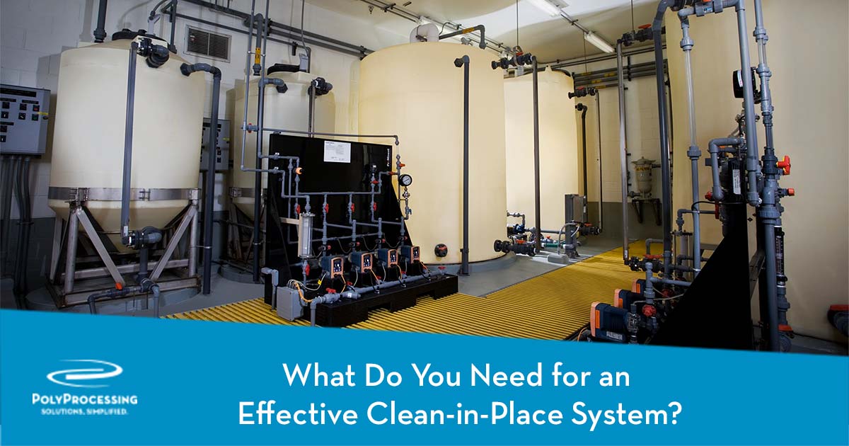 What Do You Need for an Effective Clean-in-Place System?