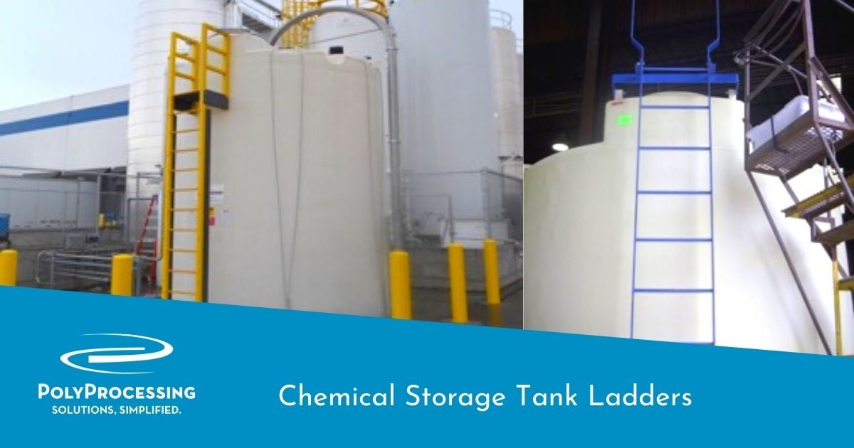 Chemical Storage Tank Ladders