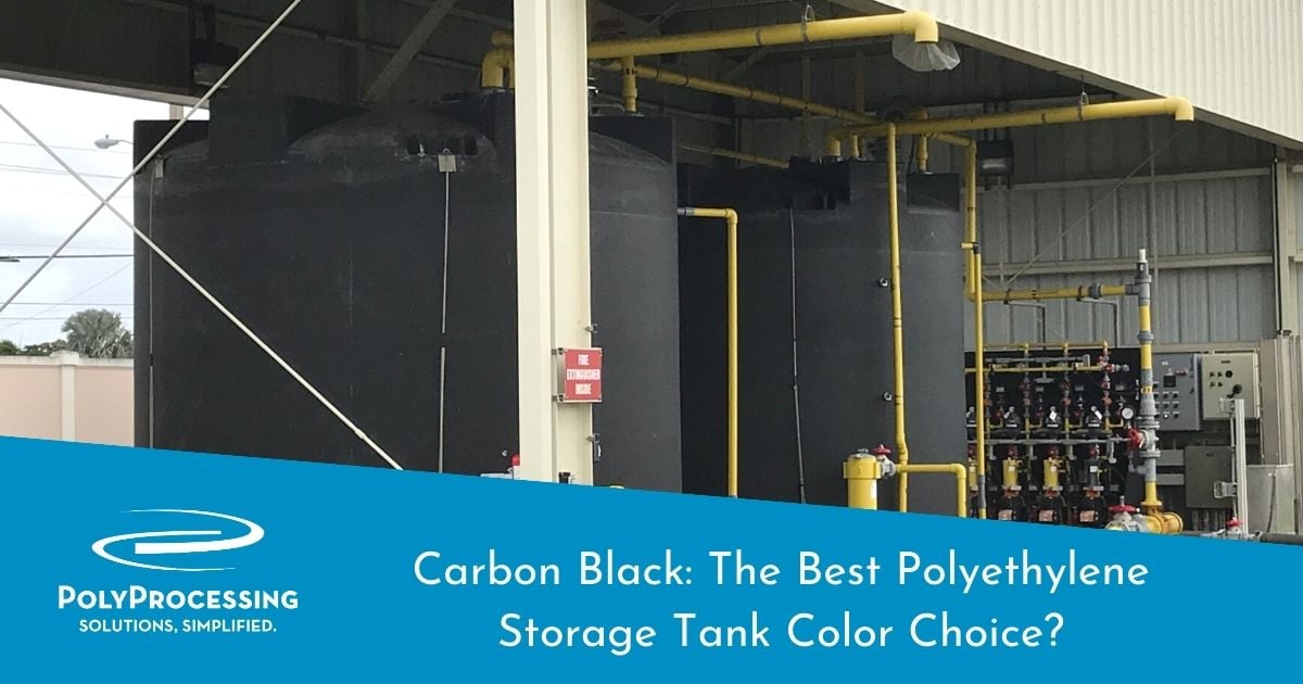 Carbon Black: The Best Polyethylene Storage Tank Color Choice?