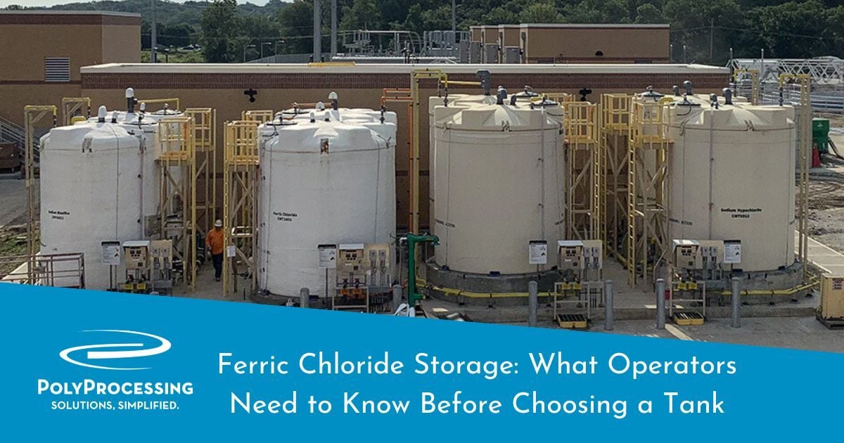 Ferric Chloride Storage: What Operators Need to Know Before Choosing a Tank