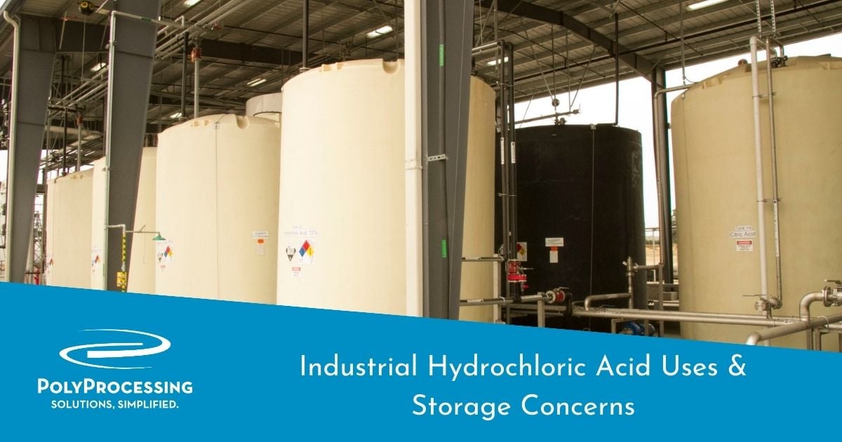 Industrial Hydrochloric Acid Uses & Storage Concerns