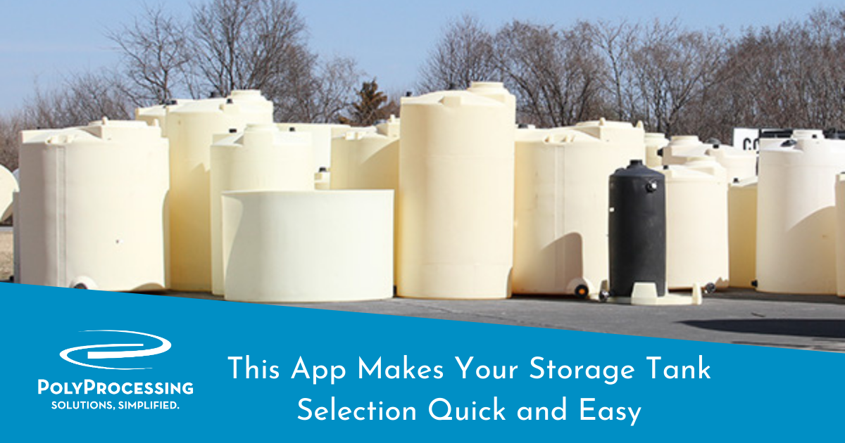 This App Makes Your Storage Tank Selection Quick and Easy