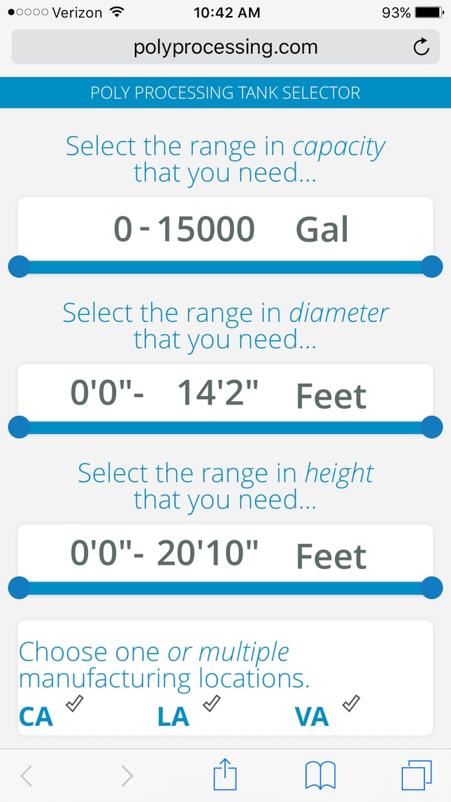 This App Makes Your Storage Tank Selection Quick and Easy